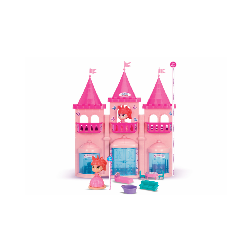 Castelo Princess Meg Rosa - Magic Toys