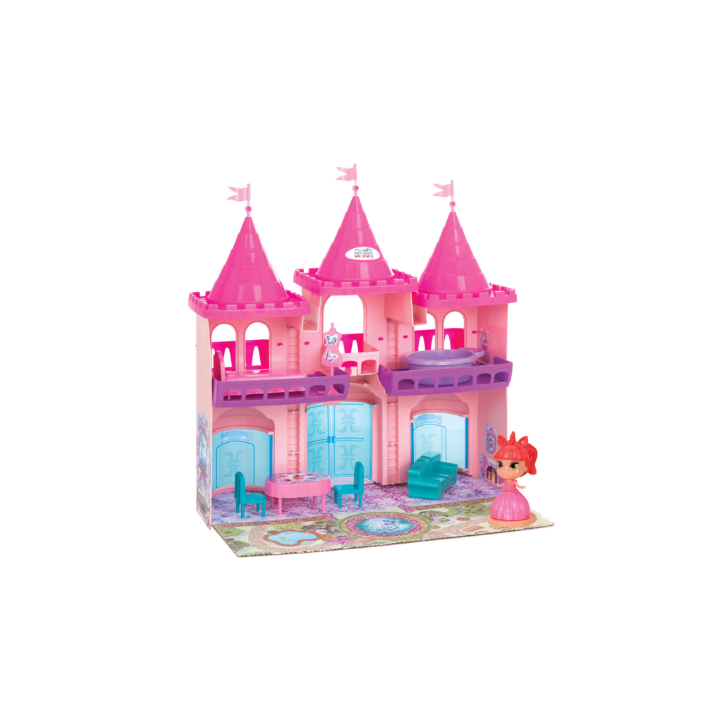 Castelo Princess Meg Rosa - Magic Toys