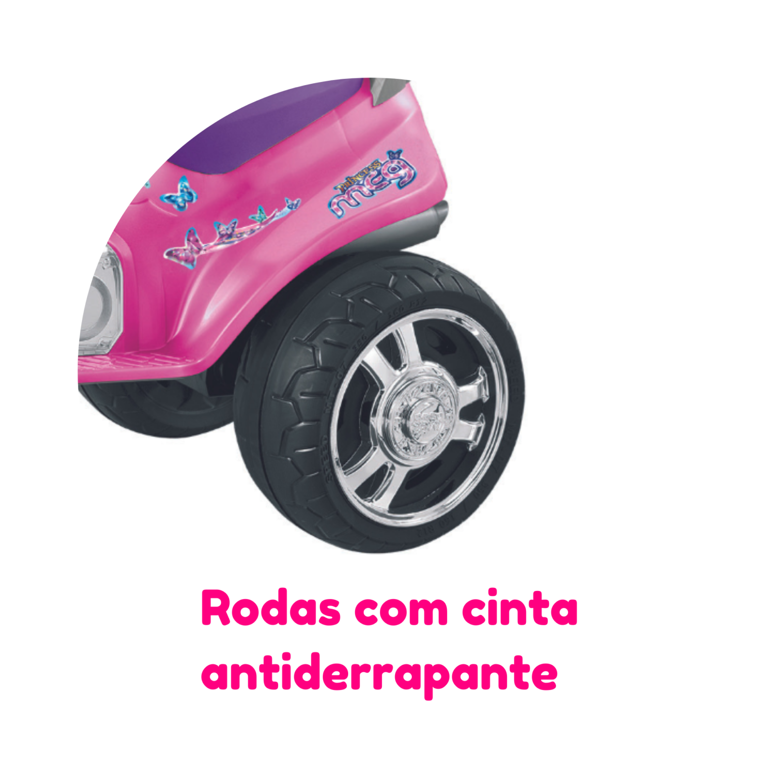 Moto Elétrico Meg Princess 6V - Magic Toys